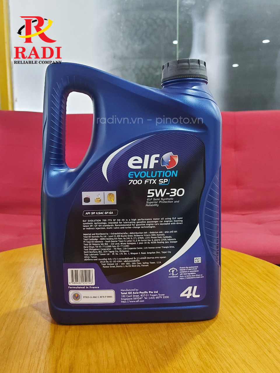 Dầu nhớt ELF Evolution 700 FTX SP 5W-30 4L